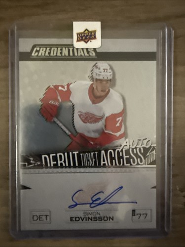 2023-24 Upper Deck Credentials - Debut Ticket Access Auto /199 Simon ...