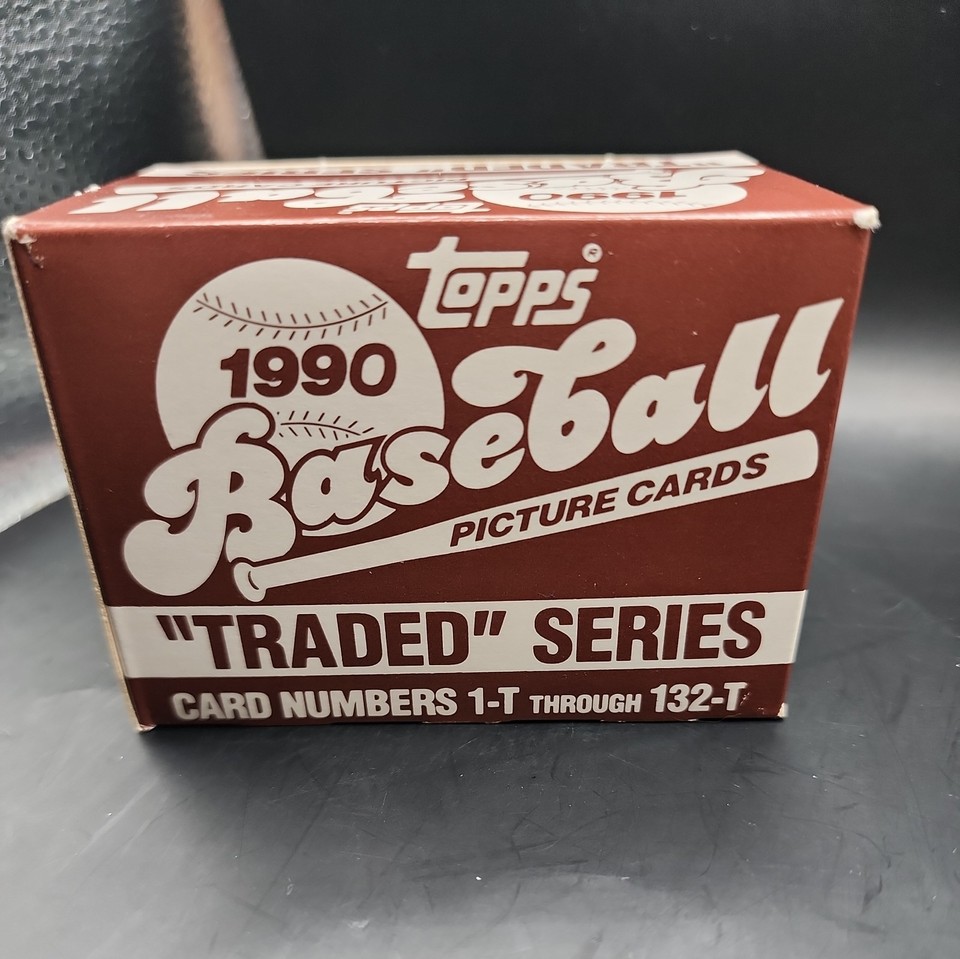 Topps 1990 Complete Set “Traded” Series Baseball Picture Cards #1T Thru ...