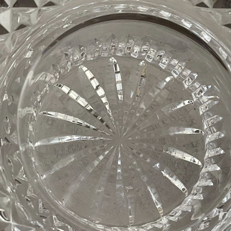 Waterford Bethany Clear Crystal Pillar Candle Holder Wine Bottle ...