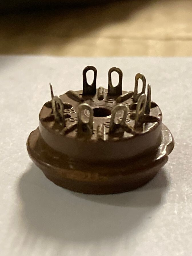 Vintage original cinch 9 pin tube socket | eBay