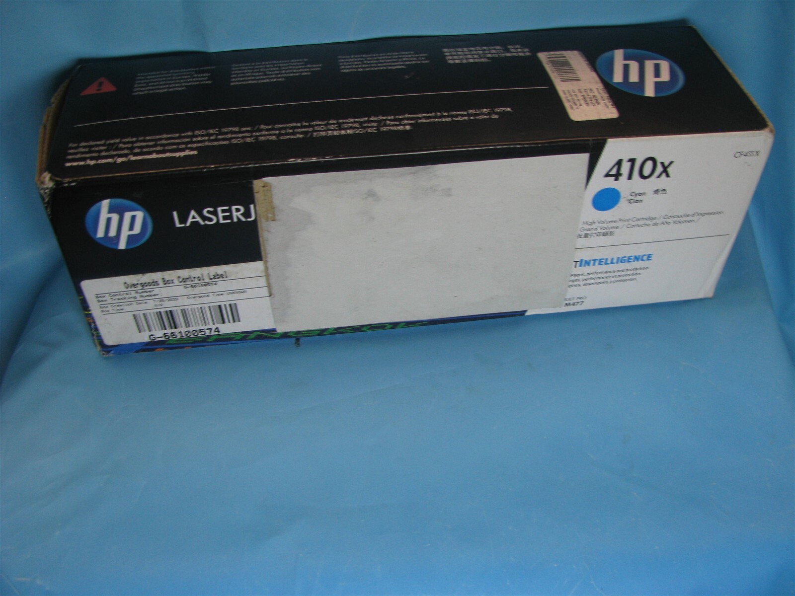 GENUINE HP CF411X 410X CYAN HIGH YIELD TONER CARTRIDGE - FREE SHIPPING ...