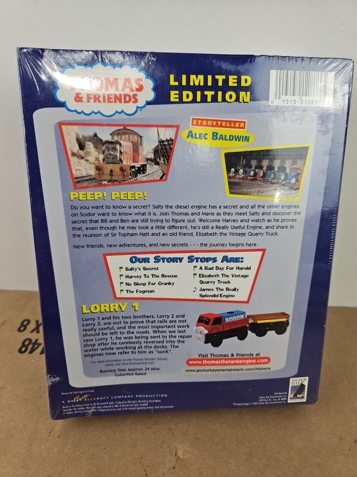 Thomas The Tank Engine & Friends Salty's Secret VHS 2002 Wooden Lorry ...