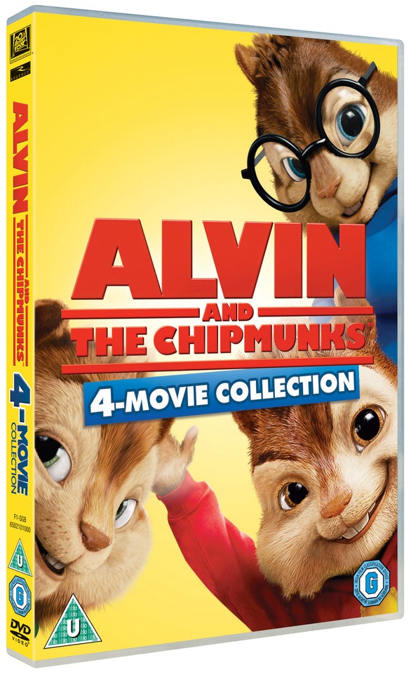 Alvin and the Chipmunks 1-4 (DVD) Josh Green Zachary Levi Jane Lynch ...