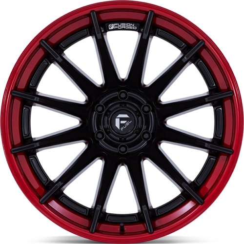 4 Wheels 20" FC403 Burn 20x9 6x135 Matte Black/Red 1ET 87.1CB ...