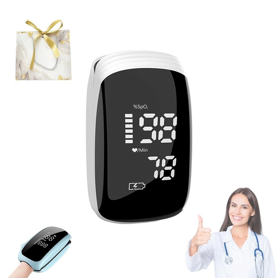 Blood oxygen Blood oxygen level, heart rate monitor, finger clip pulse ...