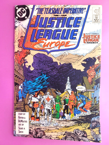 JUSTICE LEAGUE EUROPE #8 FINE 1989 COMBINE SHIPPING BX2420 | eBay