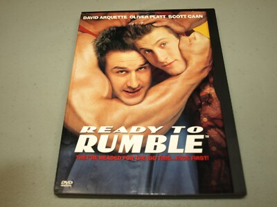 READY TO RUMBLE (DVD) wrestling DAVID ARQUETTE Goldberg Sting RARE ...