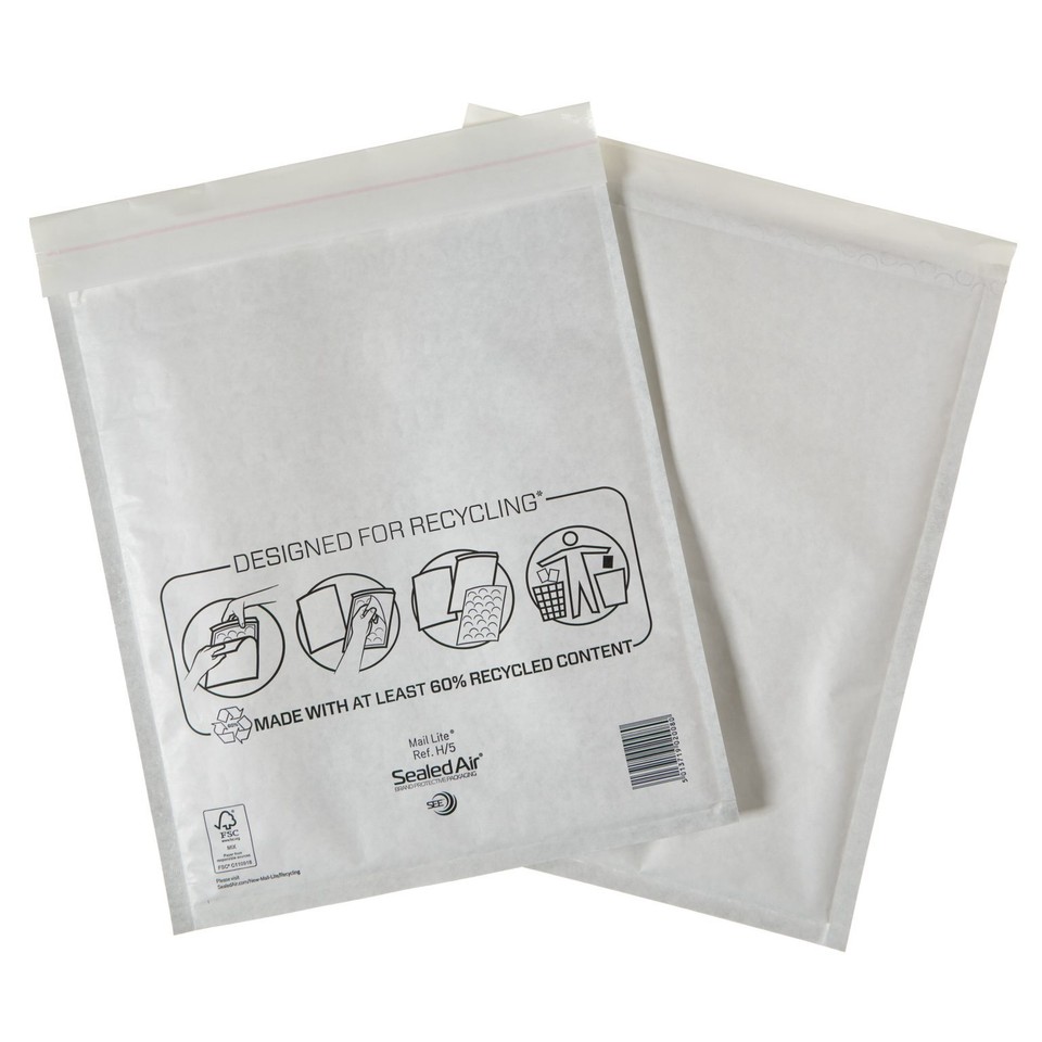 MAIL LITE PADDED ENVELOPES A000, B00, C0, D1, E2, F3, G4, H5, J6, K7 ...