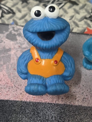 Vintage 80s Sesame Street Jim Henson MUPPETS Cookie Monster WEEBLE ...