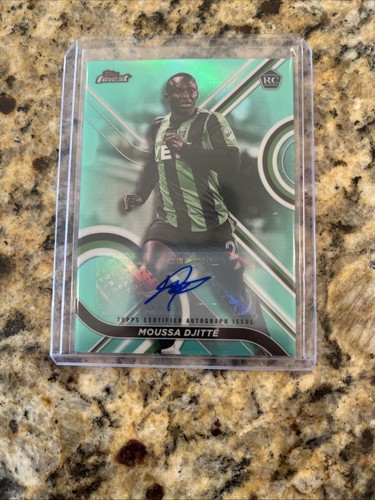2022 Topps Finest MLS Aqua Refractor /75 Moussa Djitte Djitté #82 ...