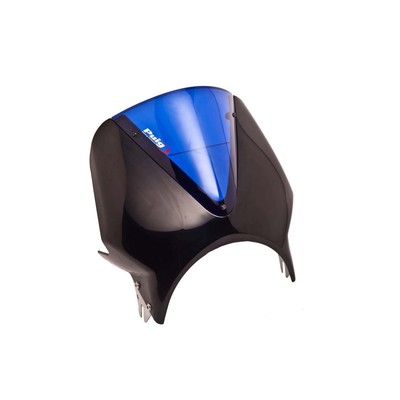 PUIG UNIVERSAL WINDSCREEN VISION YAMAHA XSR700 XTRIBUTE 19-20 BLACK ...