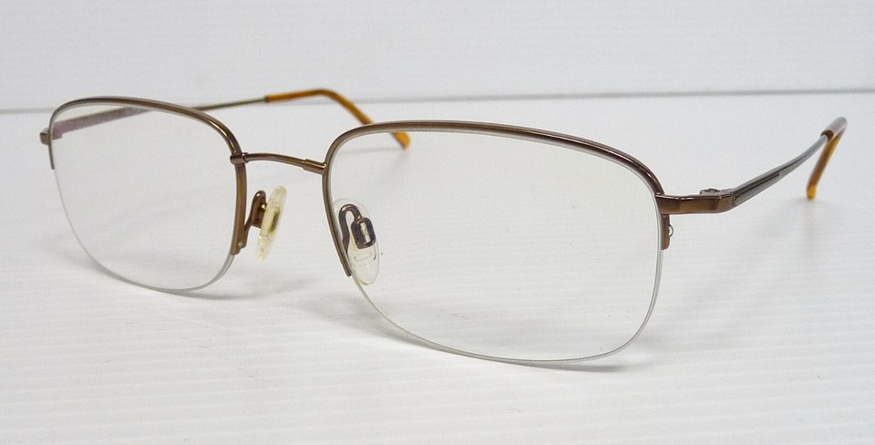 Marchon Eyeglasses Frames FLEXON 606 Bronze Half Rim 54 19~140 | eBay