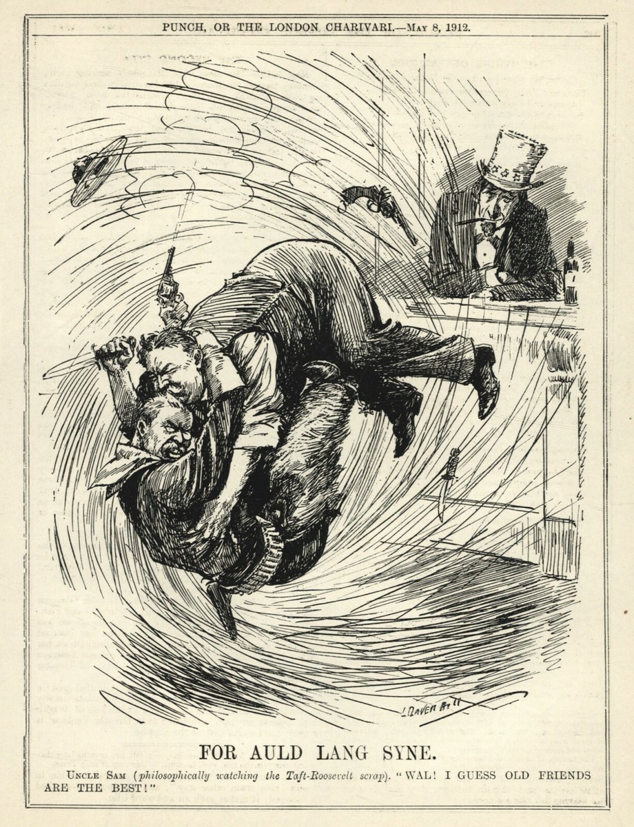 Taft And Roosevelt Cartoon