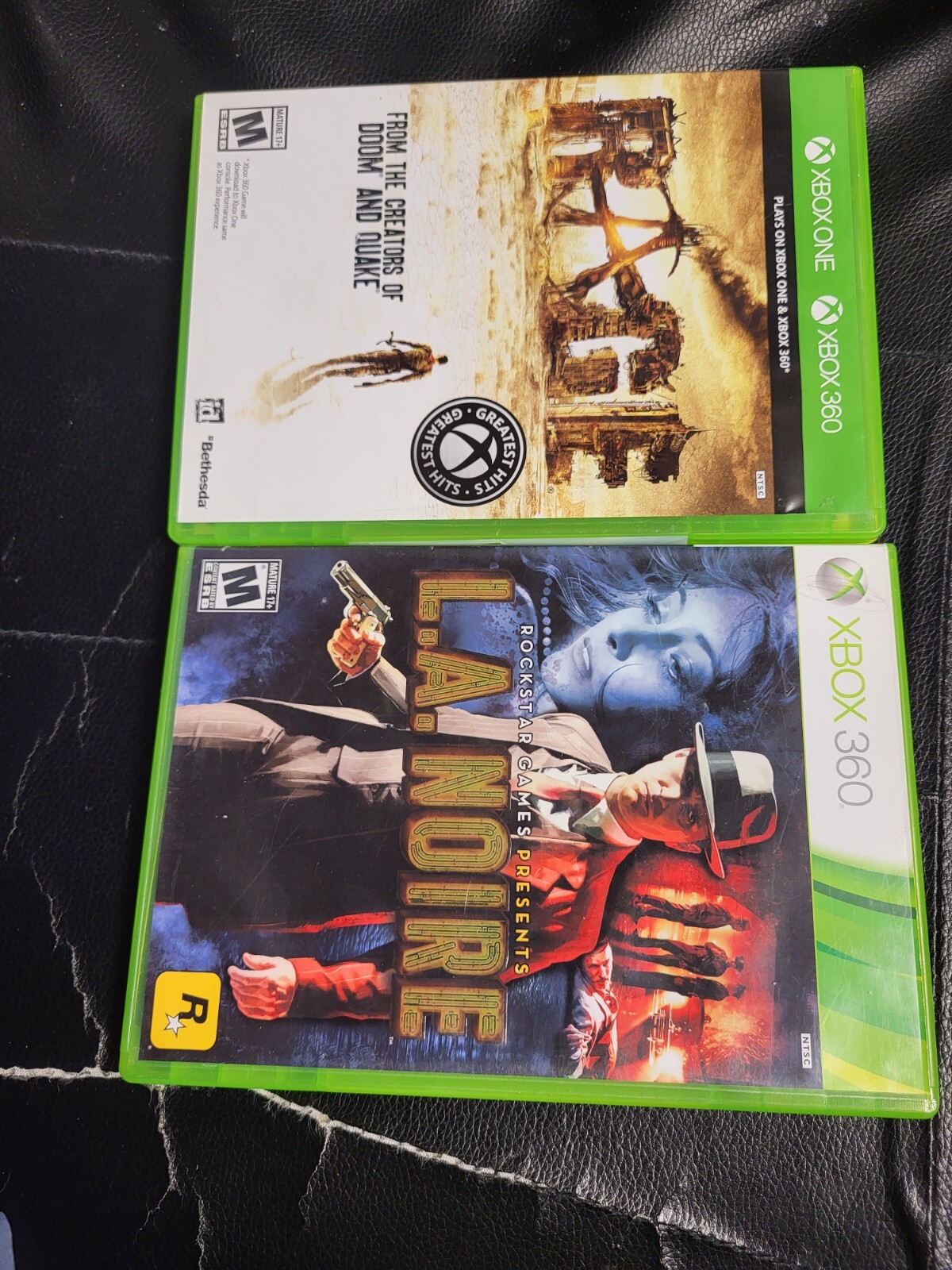 LOT OF 2: Rage (Xbox 360 & Xbox One) + L. A. NOIRE [XBOX 360 ...