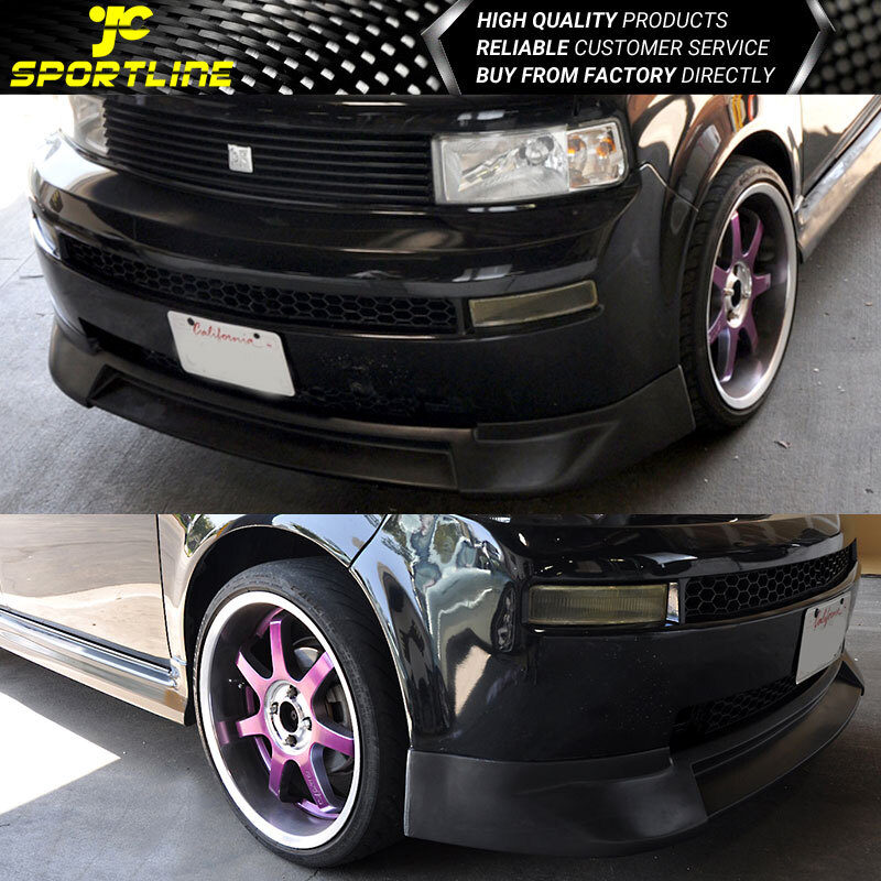 Fits 03-07 Scion XB JDM Style Front Bumper Lip PU Black | eBay