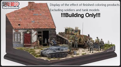 1/35 diorama European style house building assembly kit (Building only ...