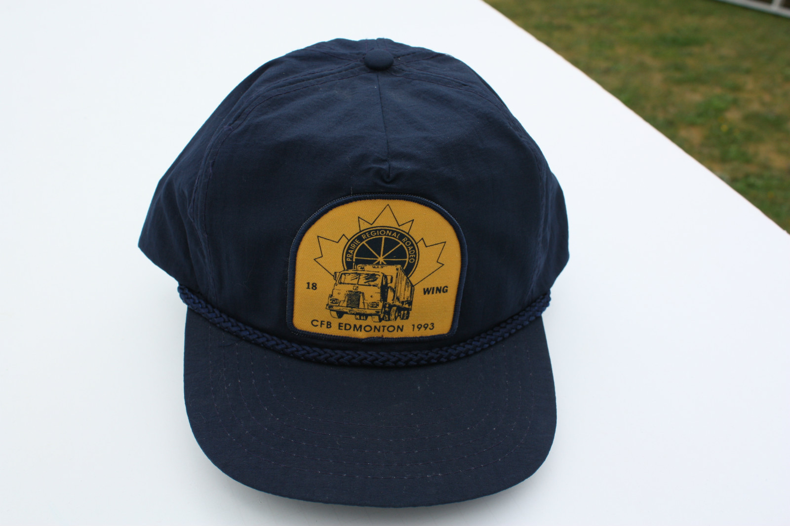 Ball Cap Hat - CFB Edmonton 18 Wing RCAF Air Force Trucker Rodeo 1993 ...