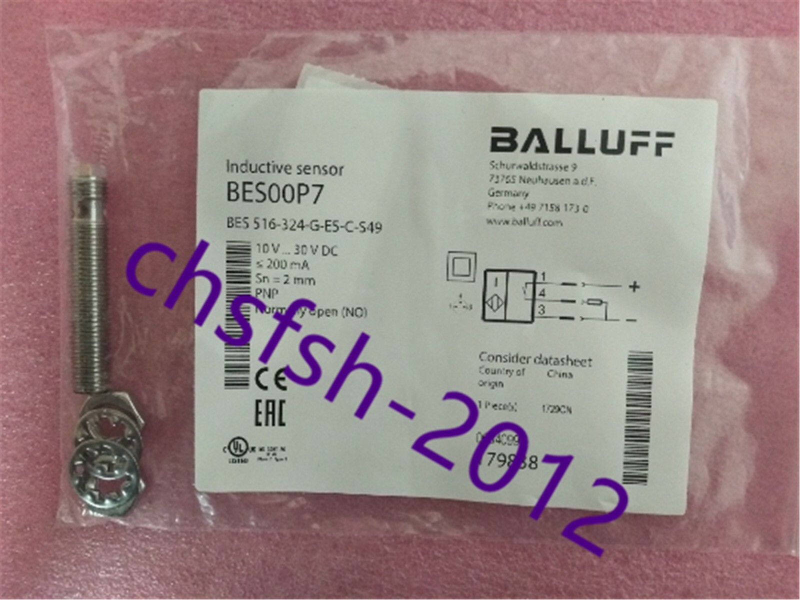 1 pcs New BALLUFF BES 516-324-G-E5-C-S49 BES00P7 sensor | eBay