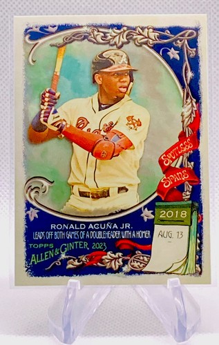 2023 Topps Allen & Ginter Ronald Acuna Jr. Spotless Spans Insert #SS-49 ...