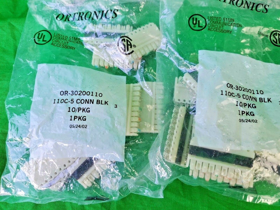 Ortronics OR-30200110 Connector Kit 110C5 Connecting Blocks | eBay