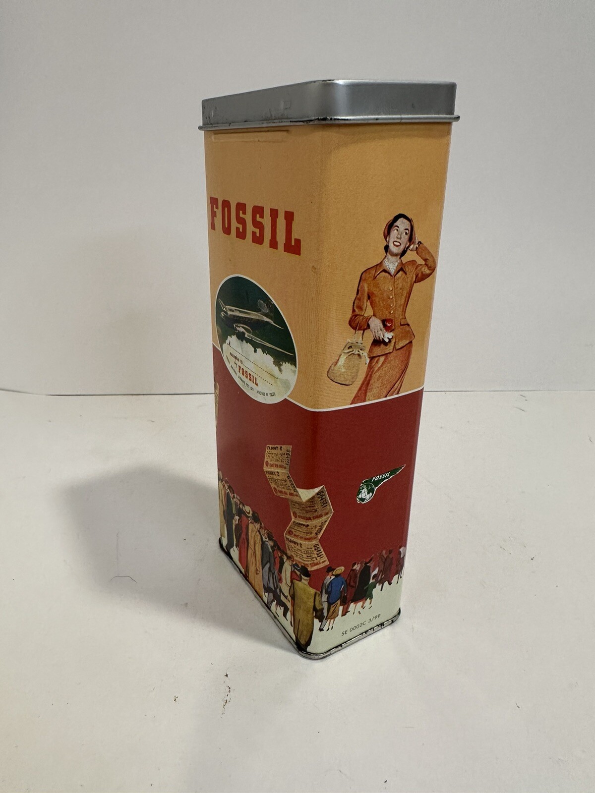 Fossil Glasses Case Tin Box Vintage 2000 Genuine Original Classic | eBay