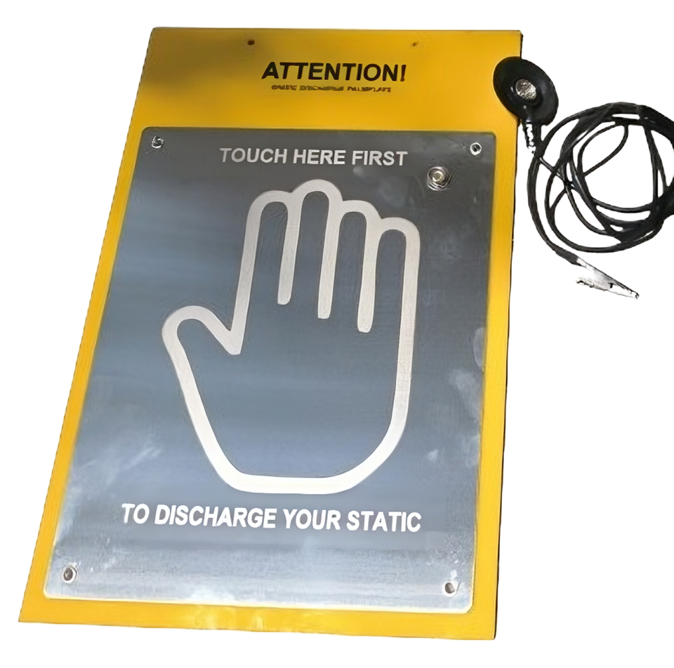 Human body static discharge Plate Elimination of human body static ...