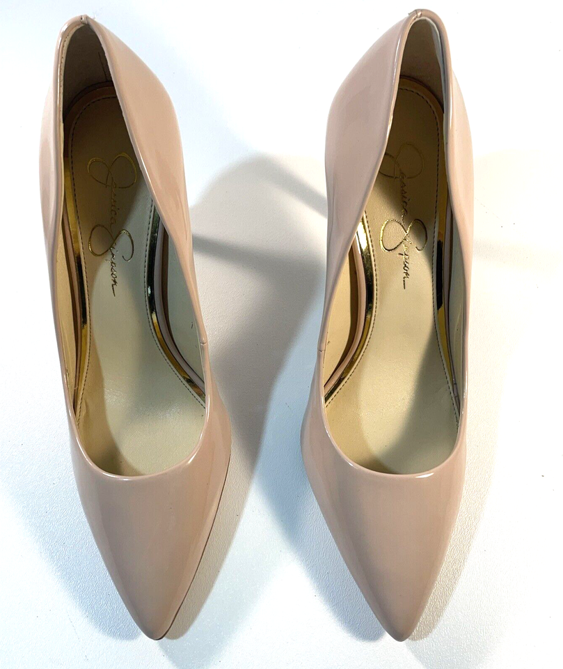 Jessica Simpson High Heels Womens 8M Pointed Toe Stiletto Slip On Pump ...