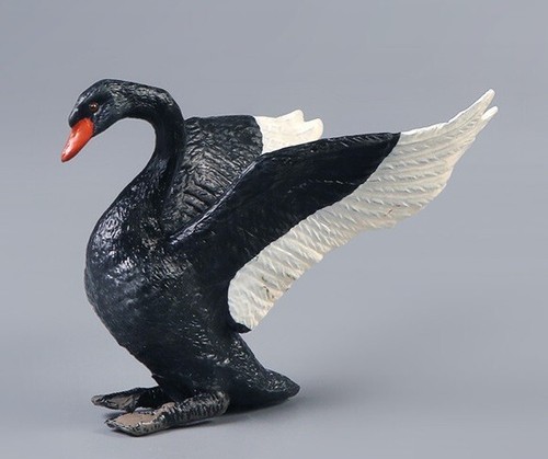 Black Swan Bird Animal Toy PVC Action Figure Doll Kids Toys Party Gifts ...