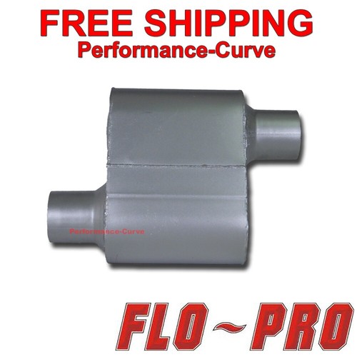 Single Chamber Performance Race Muffler Exhaust Flo-Pro O/O - 2.5 ...