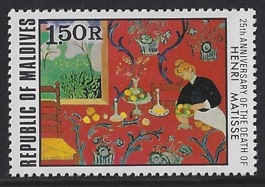 Harmony in Red by Matisse on stamp | eBay