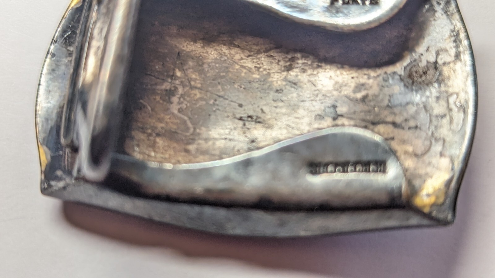 VINTAGE CENTRAL HIGH SCHOOL SILVER PLATED BELT BUCKLE SIGNED HICKOK ...