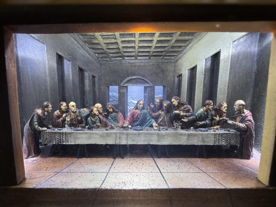 SUPER RARE! GALLERY OF LIGHT OLSZEWSKI DISNEY THE LAST SUPPER BRAND NEW ...