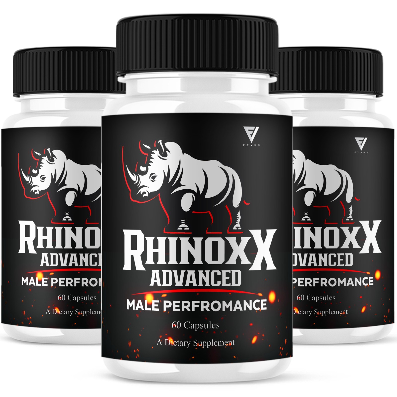 (3 Pack) Rhinoxx Advanced Performance, Rhinoxx Energy Capsules (180 ...