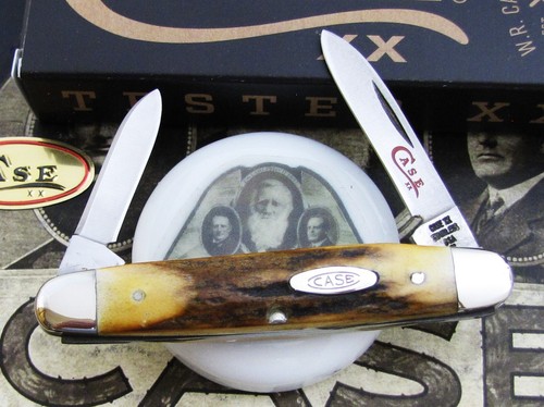 Case XX Stag Red Letter 5279 Equal End Knife 1978 Fat Stag Good Snap ...