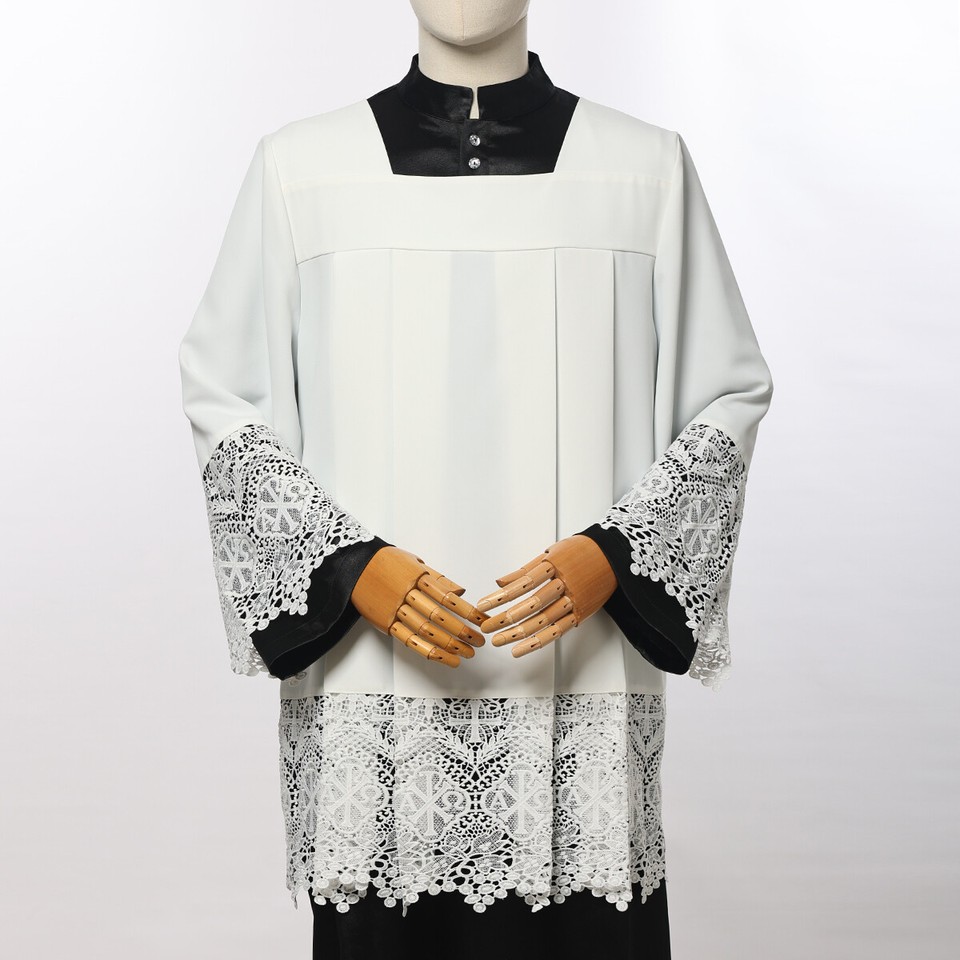 Catholic Surplice for clergymen Priest Clergy Surplice Liturgical outer ...
