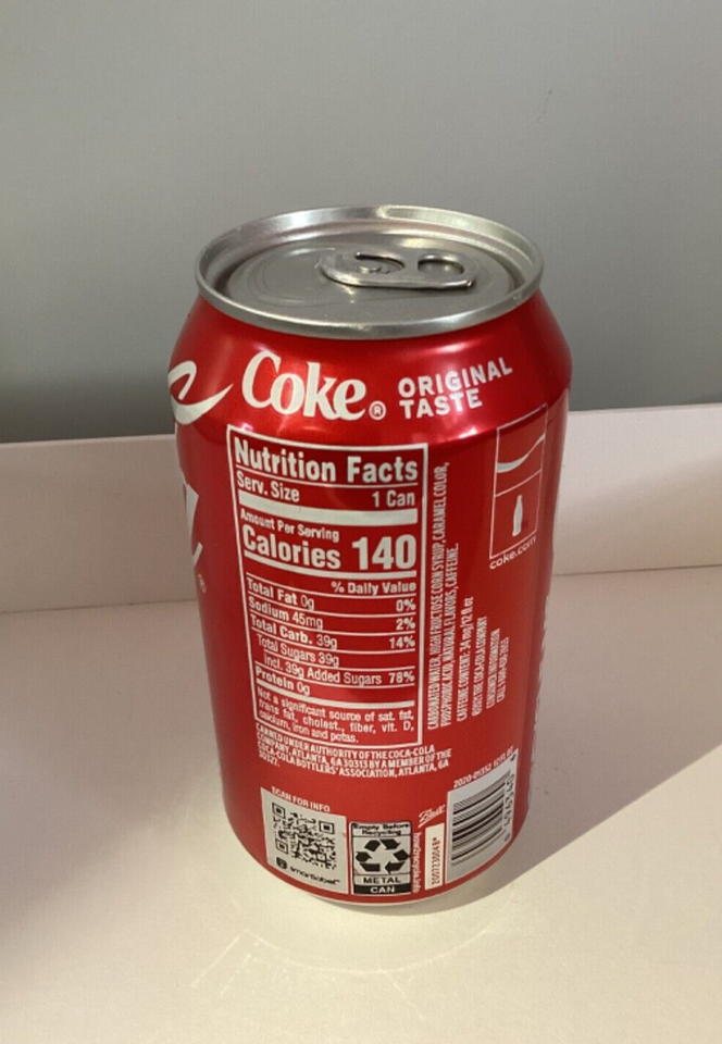 Factory Error Sealed, Unopened Empty Coke Can (New) | eBay