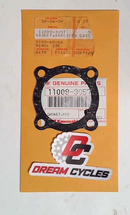 NOS Genuine Kawasaki Arrester Case Gasket JS550 JS 550 Jet Ski Flame A ...
