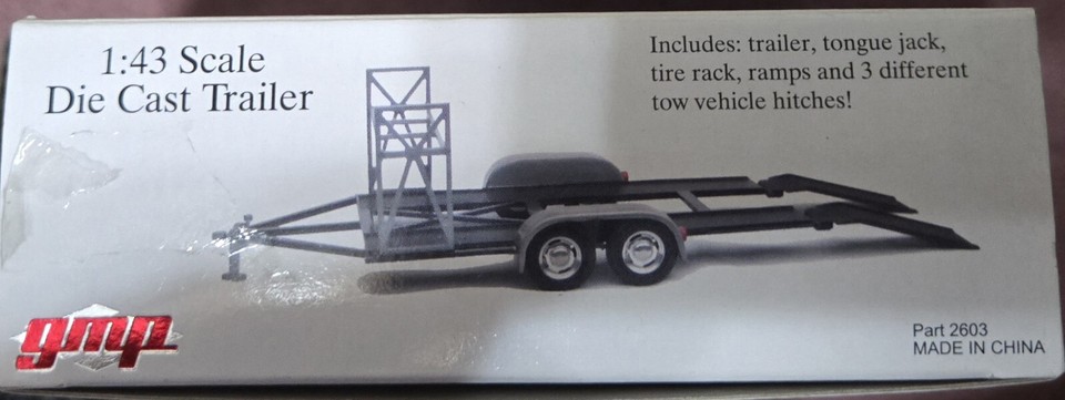 Die Cast Trailer Part# 2603 Dual Axel Car Carrier New GMP 1:43 Scale ...