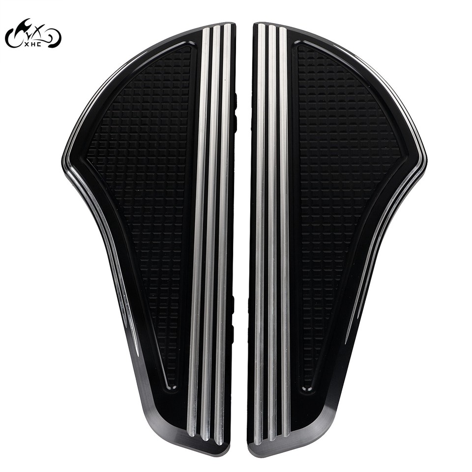 Front Driver Footboards Floorboards Non-Slip For Harley Touring Softail ...