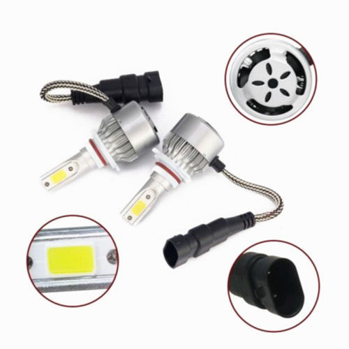 2x NEW 9005/HB3 3000K Golden Yellow High Power COB LED Fog Lights ...