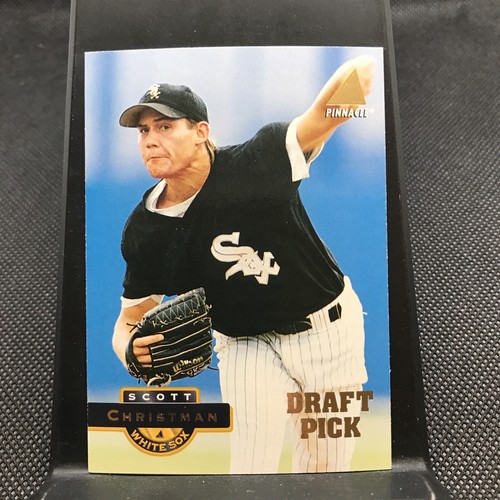 1994 PINNACLE #266 SCOTT CHRISTMAN BASEBALL CARD RC PROSPECT WHITE SOX ...