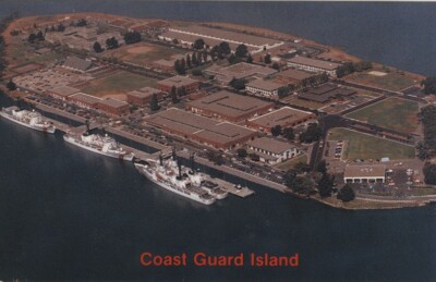 Coast Guard Island USCG Support Center Alameda Postcard P67497 | eBay
