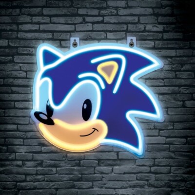 Sega Classic Sonic The Hedgehog Neon Wall Light | eBay