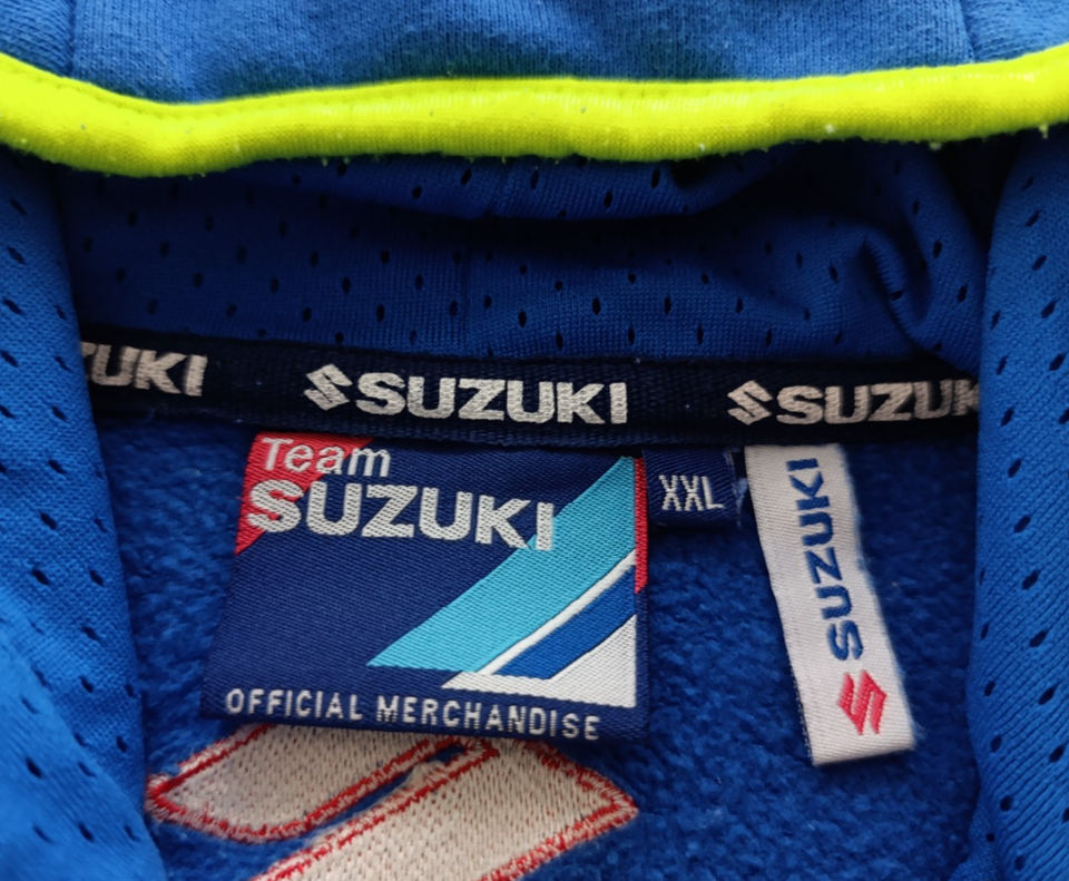 Suzuki R-GSX Ecstar Racing Motorsport Blue Zip Hoodie Sweater Jacket ...