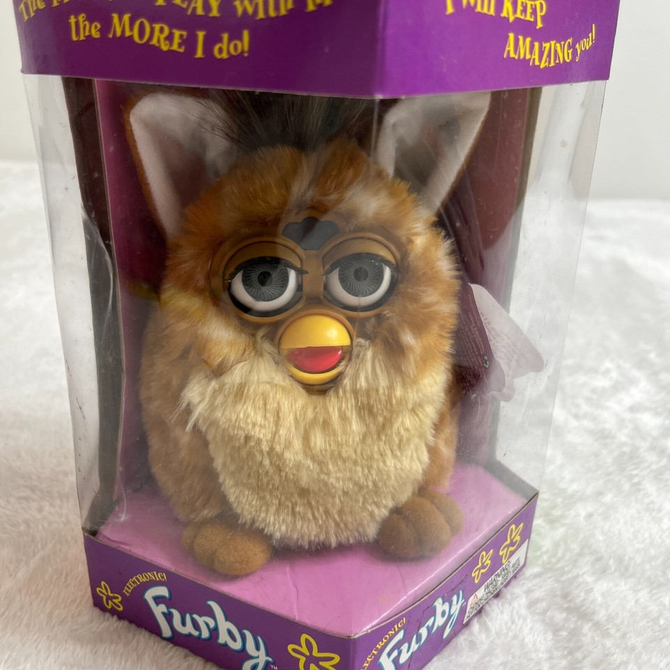 VTG 1998 Tiger Electronics Furby Giraffe Tan Brown 70-800 NEW RARE ...