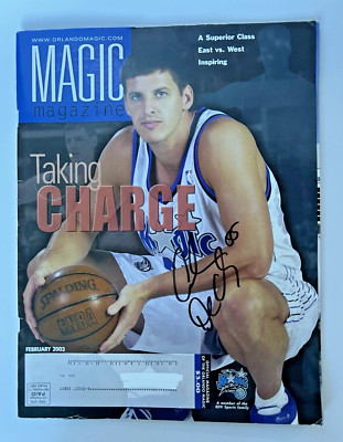 Andrew DeClercq - Magic Magazine - Signed Autographed 2003 Orlando ...