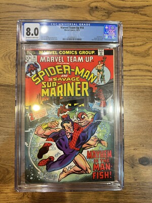 Marvel Team-Up #14 1973 CGC 8.0 Spider-Man Sub-Mariner Gil Kane Len ...