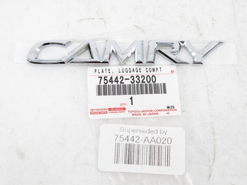 Genuine OEM Toyota 75442-AA020 "CAMRY" Trunk Lid Badge Nameplate 2002 ...