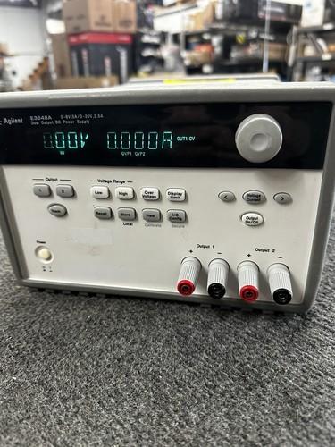 Agilent E3648A Dual Output DC Power Supply 0-8V,5A/0-20V,2.5A FREE SHIP ...