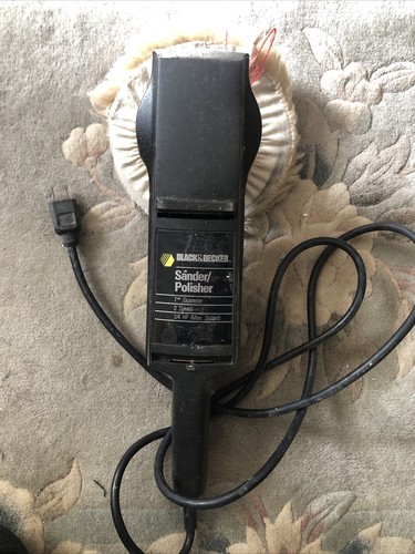Vintage Black And Decker Sander Polisher Model #9531 7" Diameter 2 ...